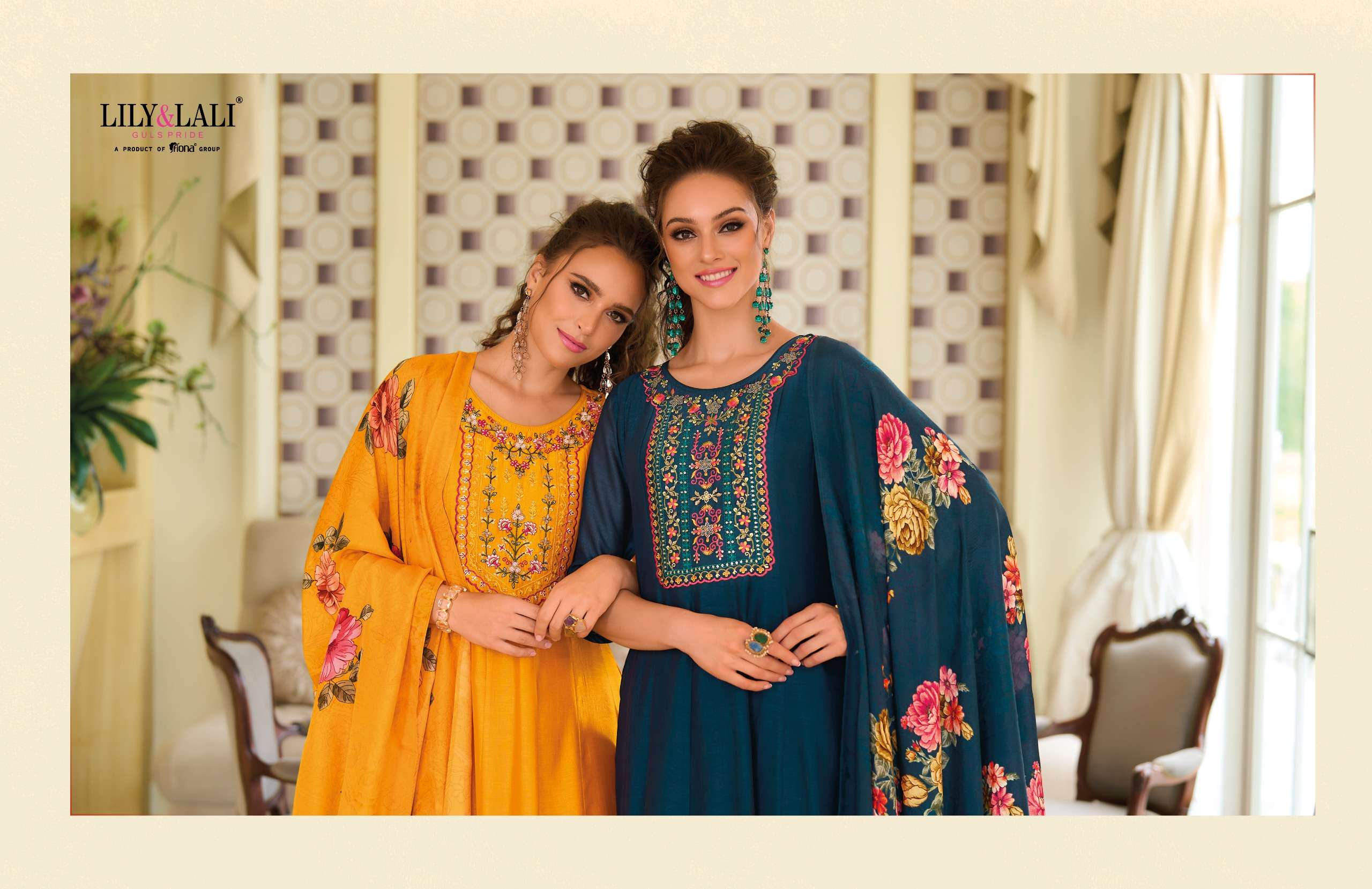 LILY LALI BEGUMJAAN ANARKALI STYLE DESIGNER SUITS SUPPLIER IN SURAT