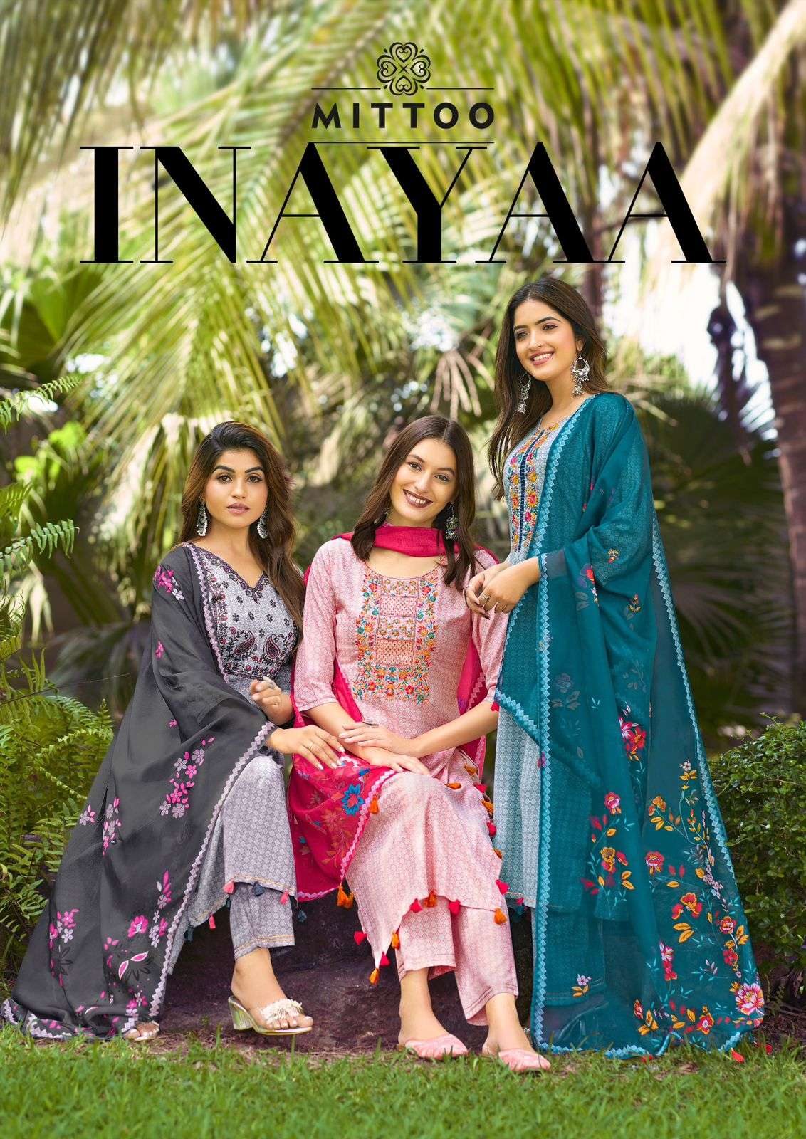 MITTOO FASHION INNAYA RAYON FANCY LOOK READYMADE SUITS COLLECTION