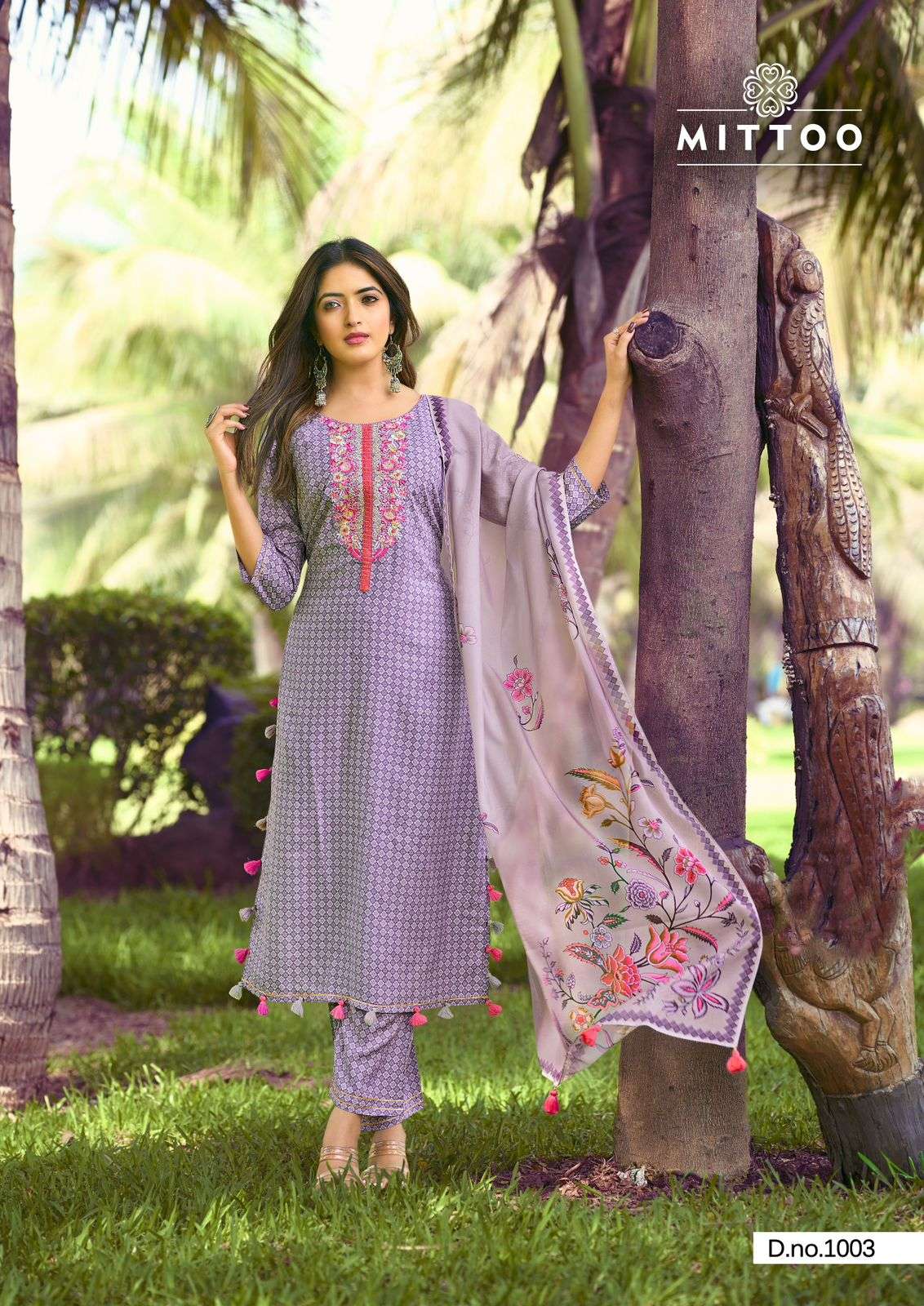 MITTOO FASHION INNAYA RAYON FANCY LOOK READYMADE SUITS COLLECTION