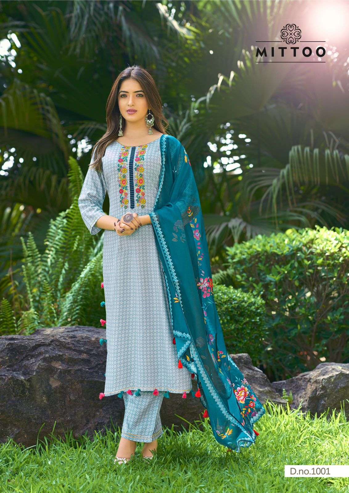 MITTOO FASHION INNAYA RAYON FANCY LOOK READYMADE SUITS COLLECTION