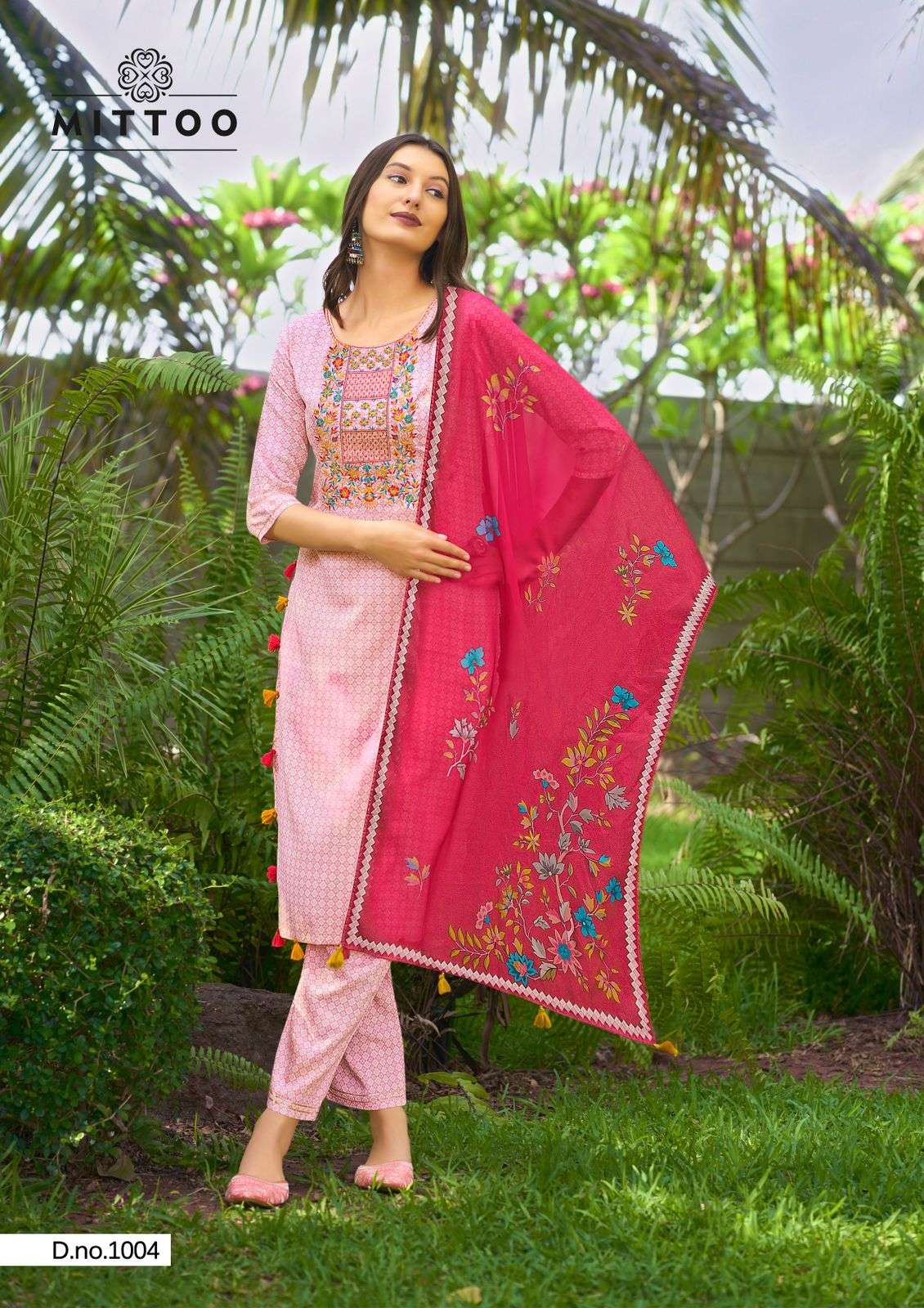MITTOO FASHION INNAYA RAYON FANCY LOOK READYMADE SUITS COLLECTION