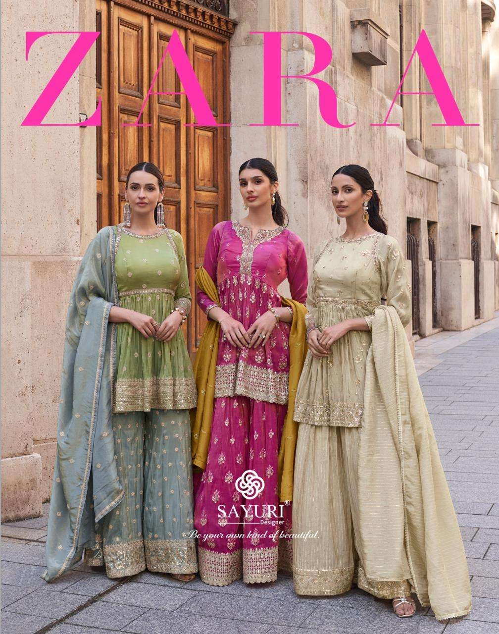 SAYURI DESIGNER ZARA FESTIVAL SPECIAL DESIGNER SHARARA COLLECTION BEST RATE