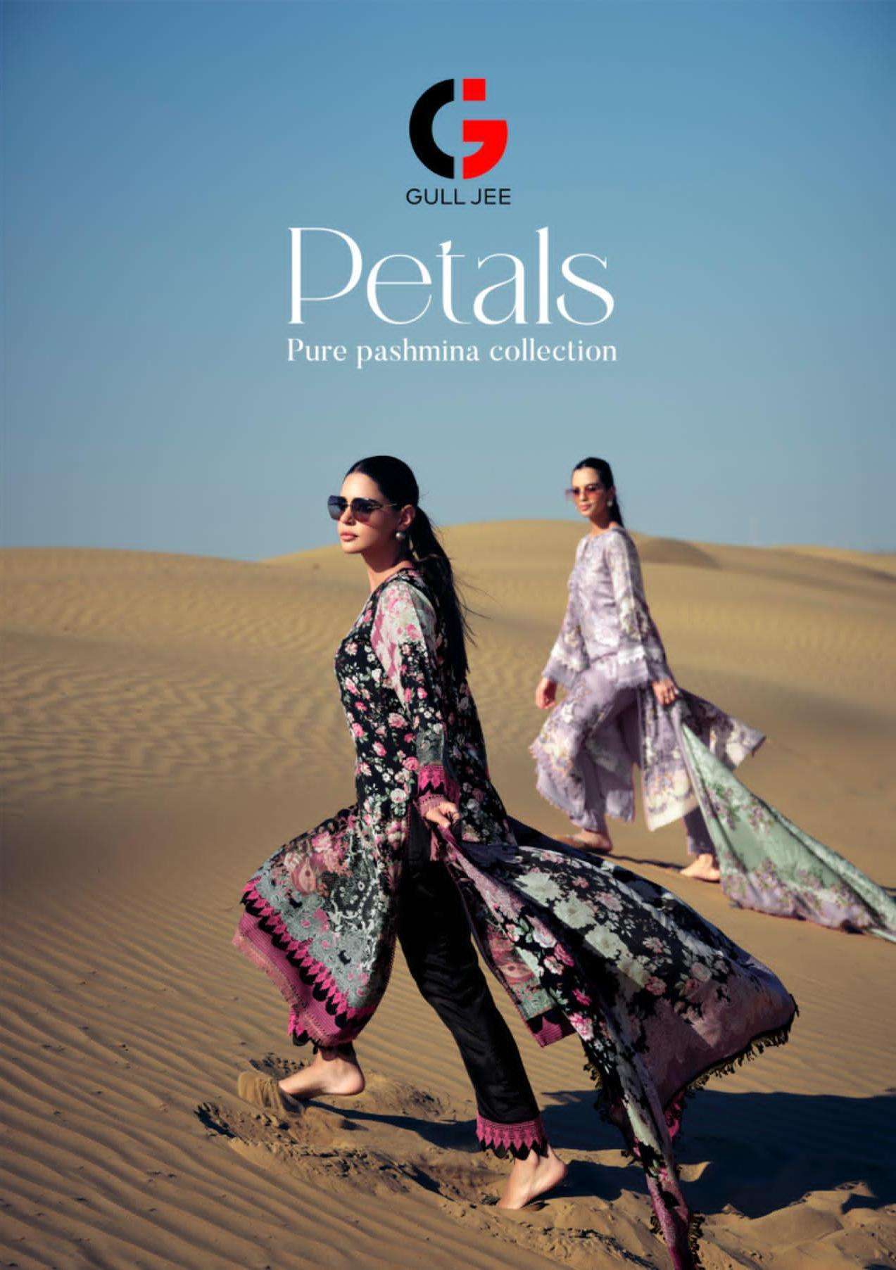 Gull Jee Petals Viscose Pashmina SIlk Winter Special Pakistani Suits ...
