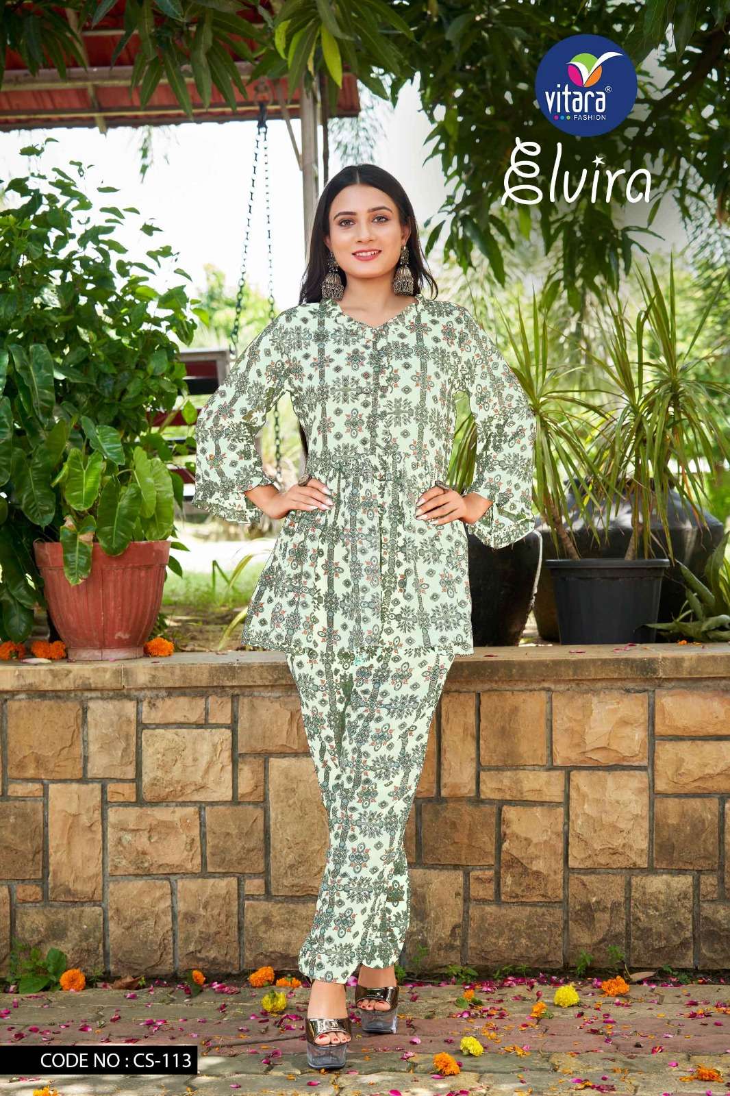 VITARA FASHION ELVIRA JORJET PRINT CORD SET FASHION LAUNCHED SUPPLIER ...