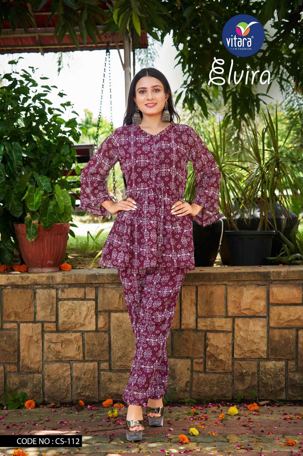 VITARA FASHION ELVIRA JORJET PRINT CORD SET FASHION LAUNCHED SUPPLIER ...