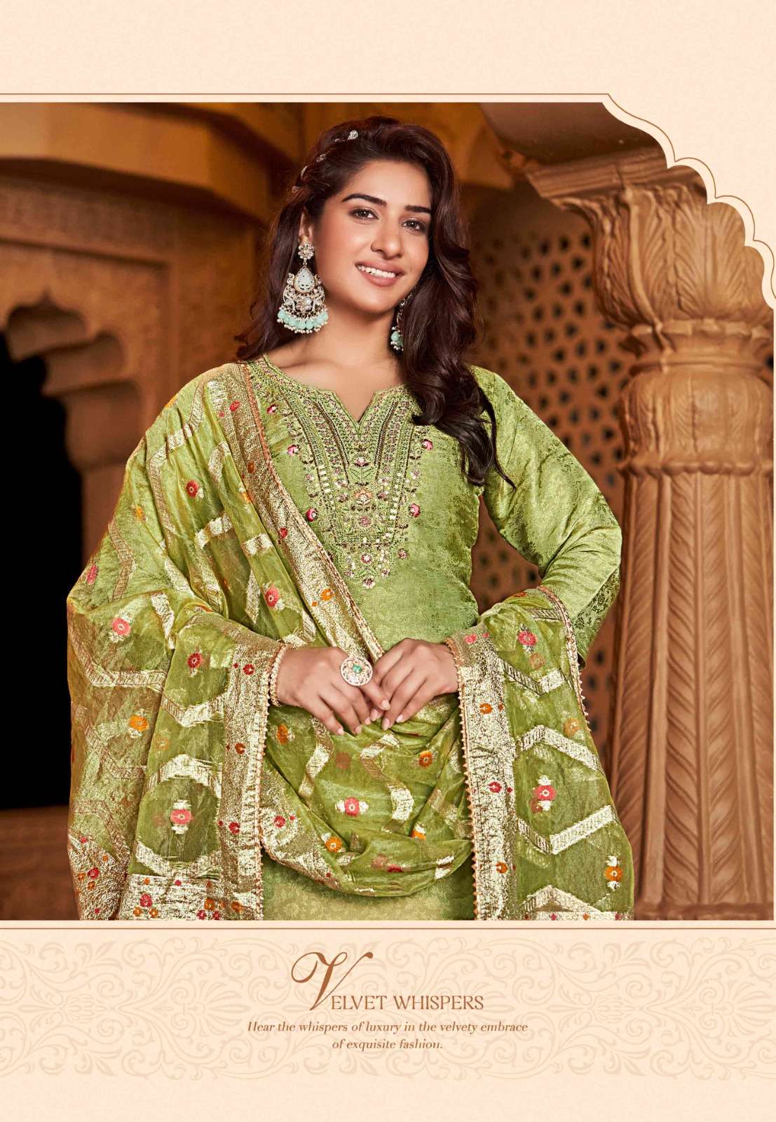RANGMAYA ROSHNI BANARASI CLASSIC DESIGNER SUIT SUPPLIER IN SURAT