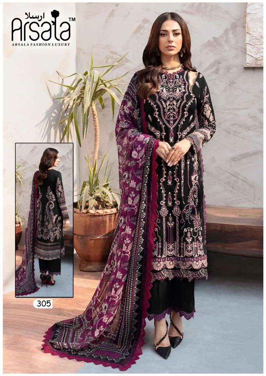 ARSALA FASHION AMIRA HEAVY COTTON LUXURY VOL 3 PAKISTANI DRESS MATERIAL