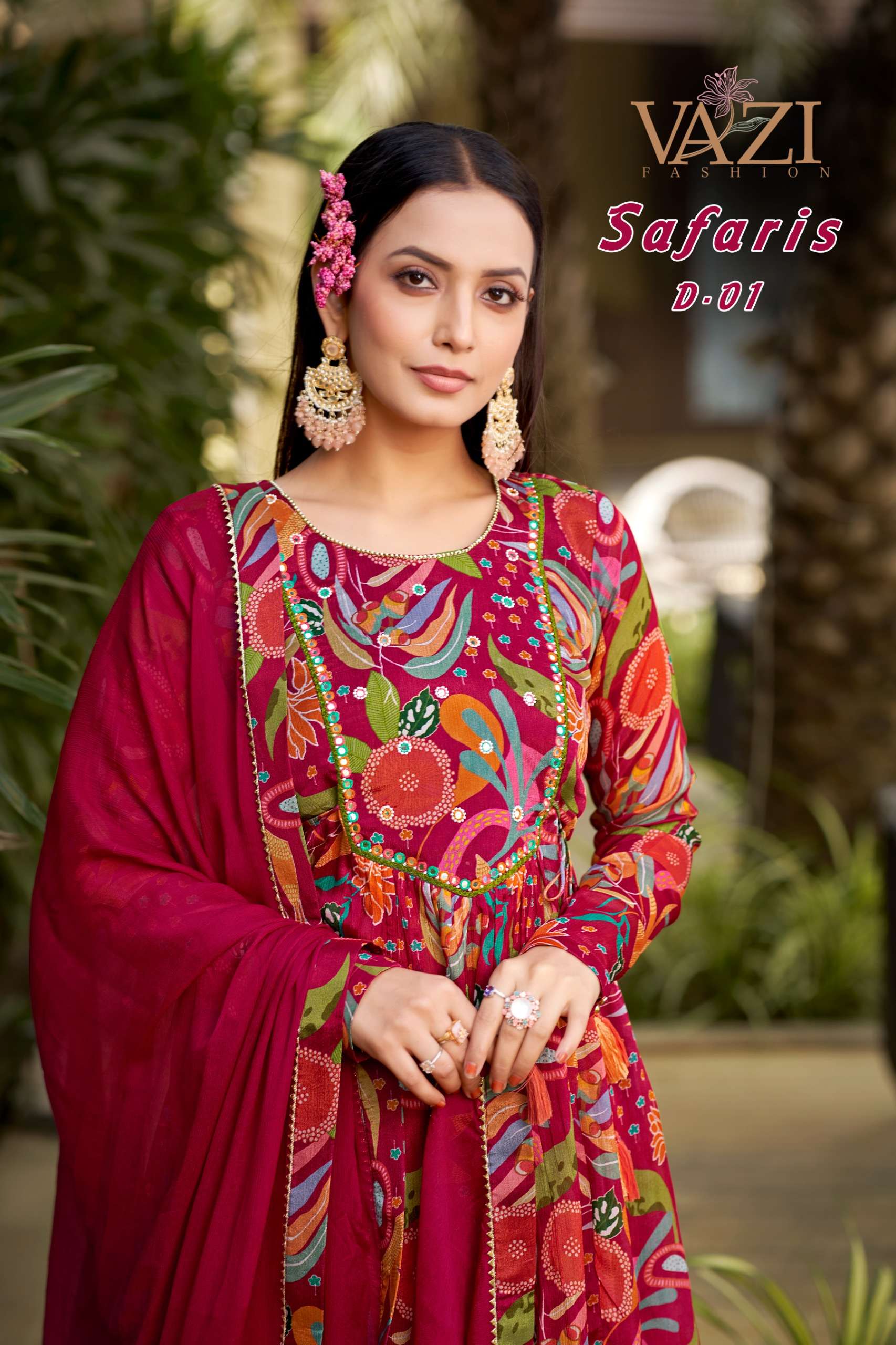 VAZI FASHION SAFARIS 1 VISCOSE GRAND FESTIVAL CLASSIC PALAZZO FANCY ...