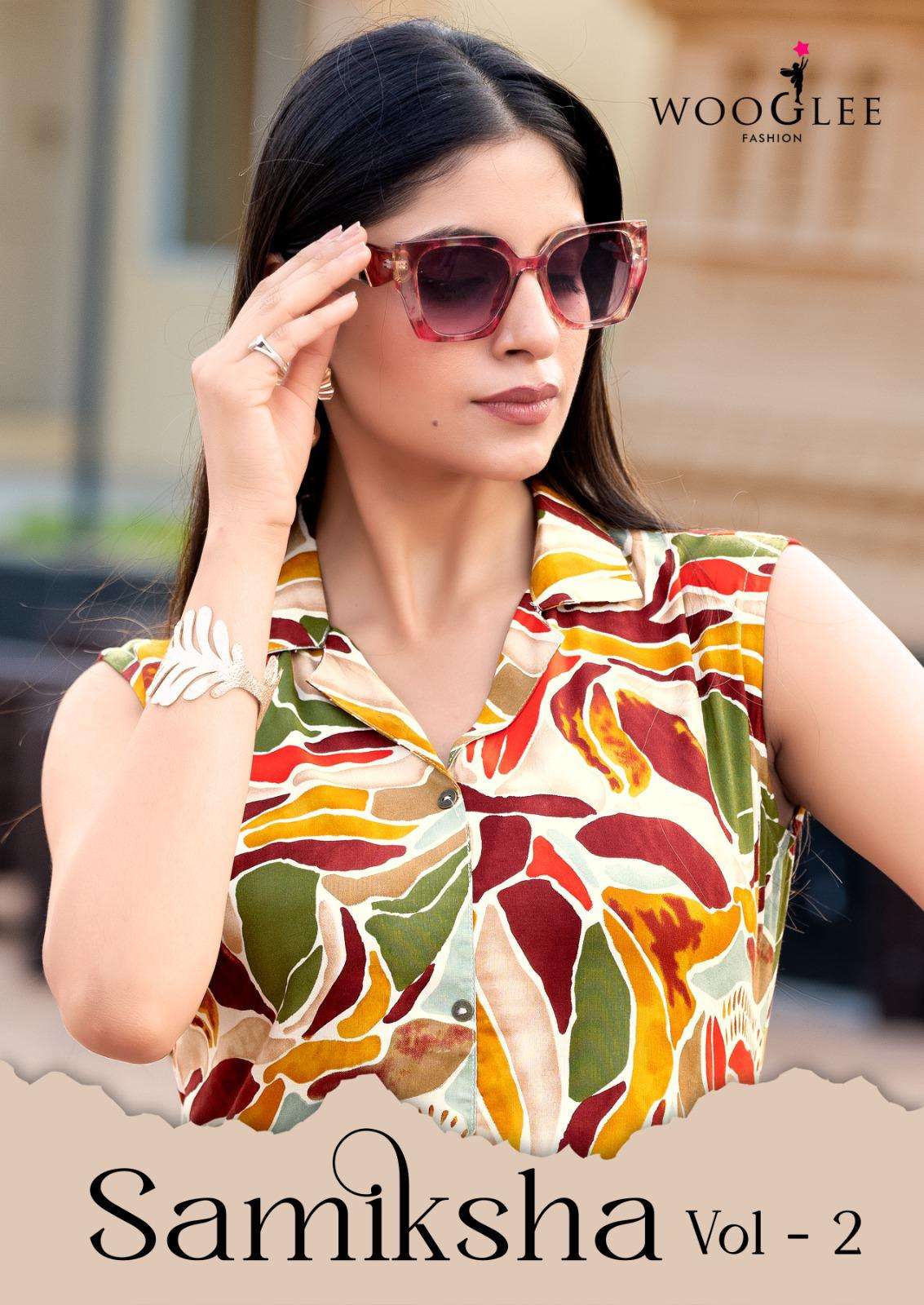 WOOGLEE SAMIKSHA VOL 2 RAYON PRINTED SLEEVELESS CORD SET WOMEN FASHION ...