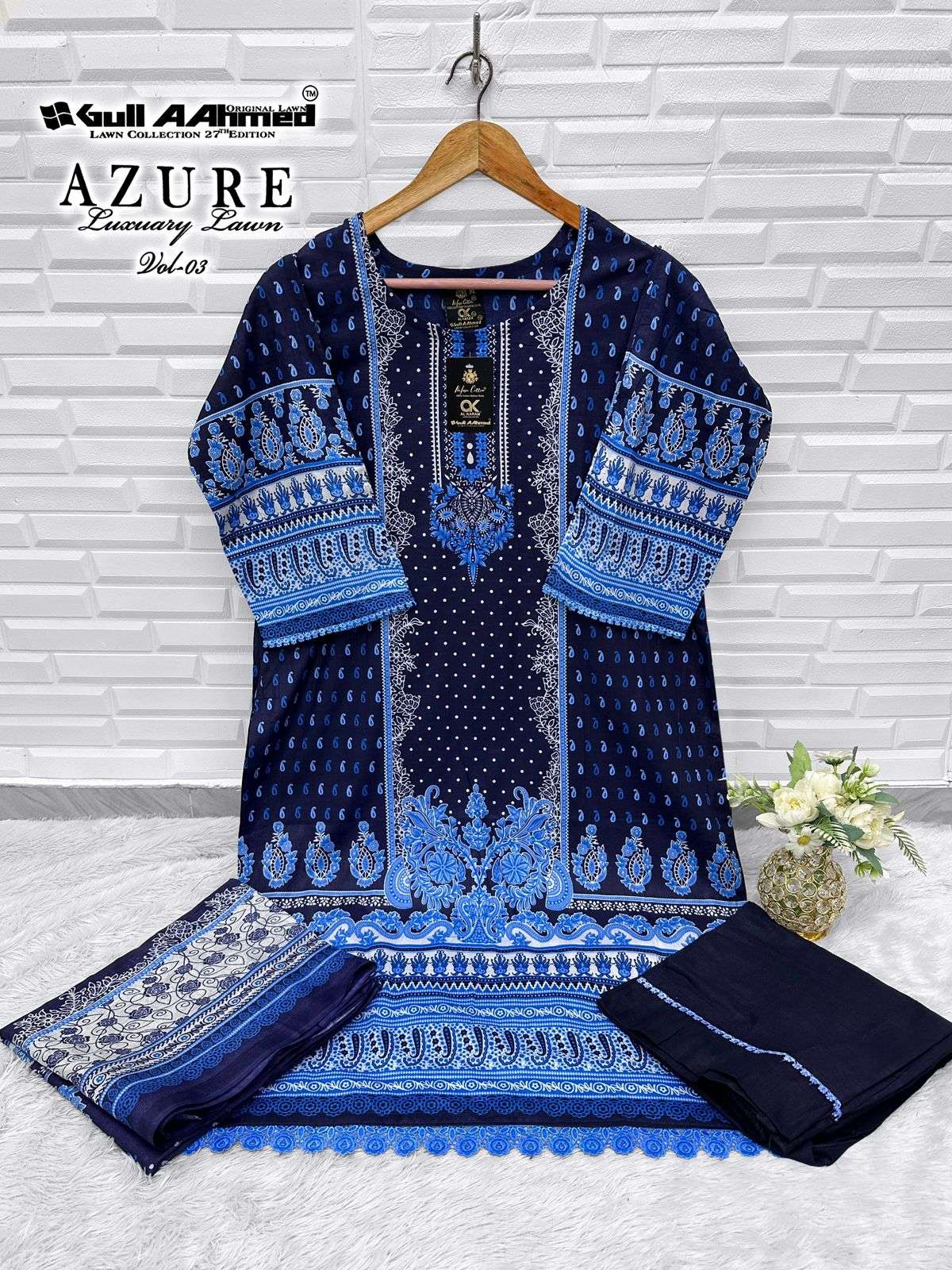 GULL AHMED AZURE VOL 3 TREND KARACHI PAKISTANI READYMADE DRESS FOR ...