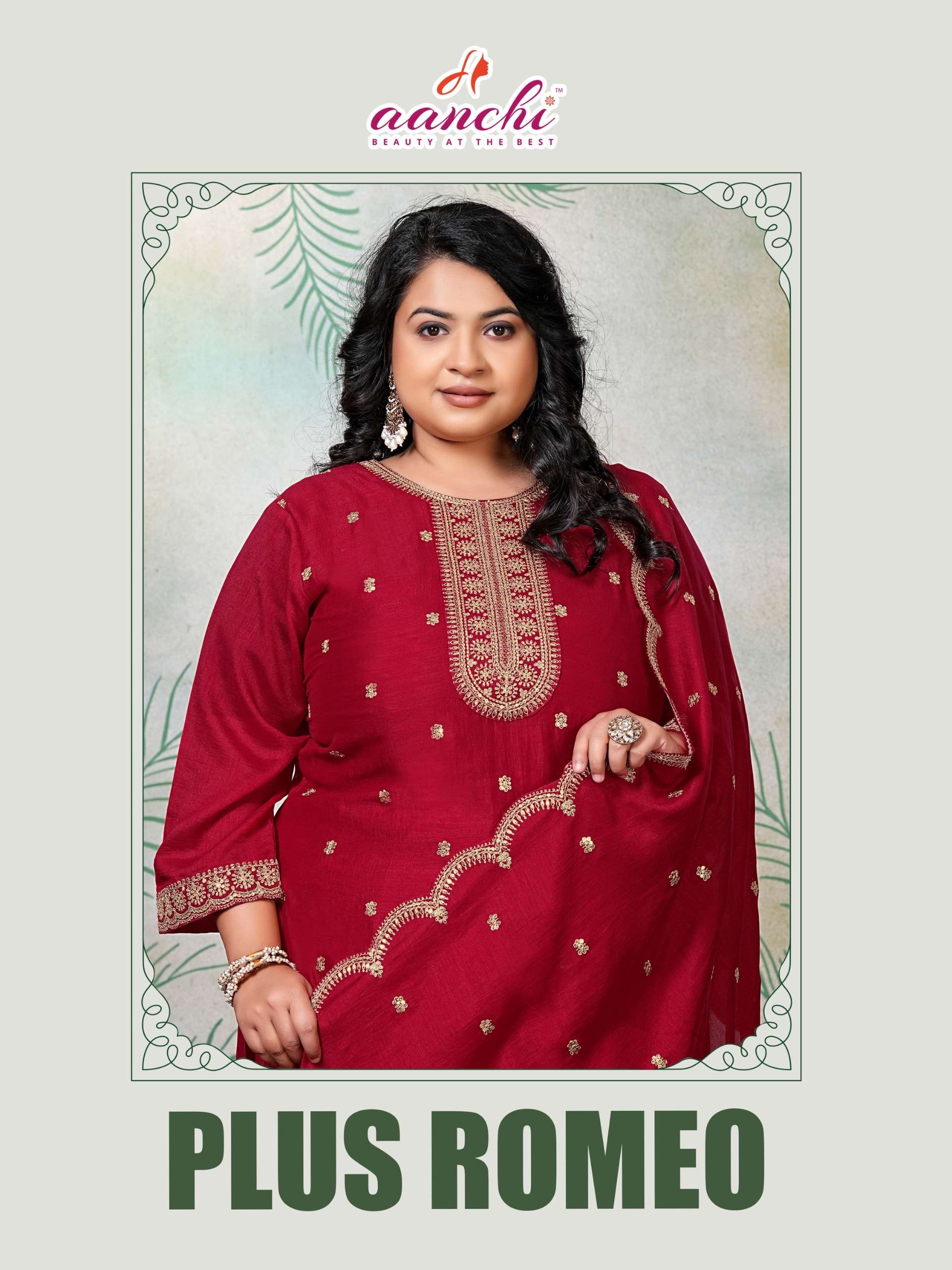 AANCHI PLUS ROMEO STRAIGHT BIG SIZE READYMADE SALWAR SUIT BEST PRICE ...