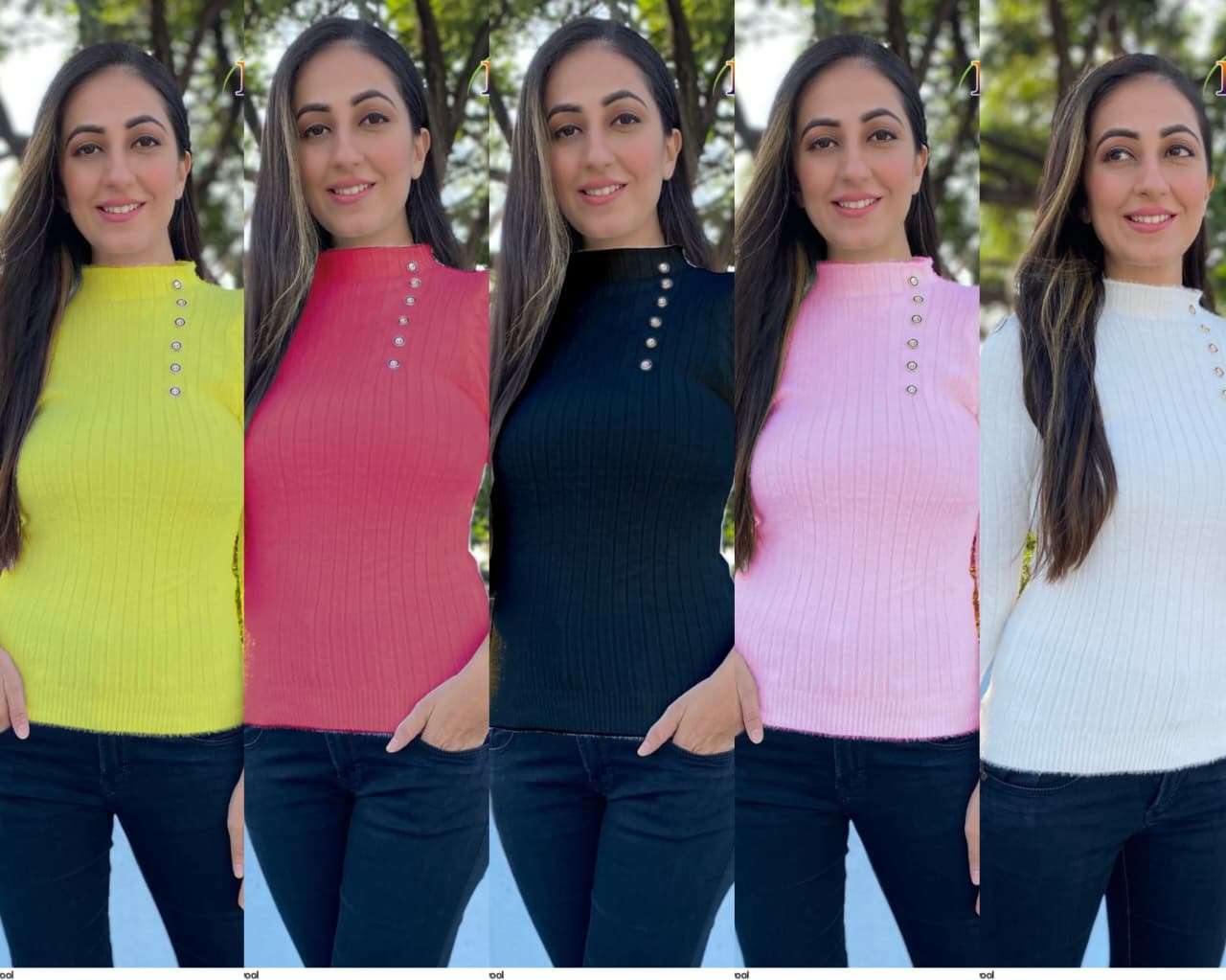 FABZOO WEASTERN WEAR BUTTON PATTERN COOL TOP GIRLS COLLEGE & TRAVELING ...