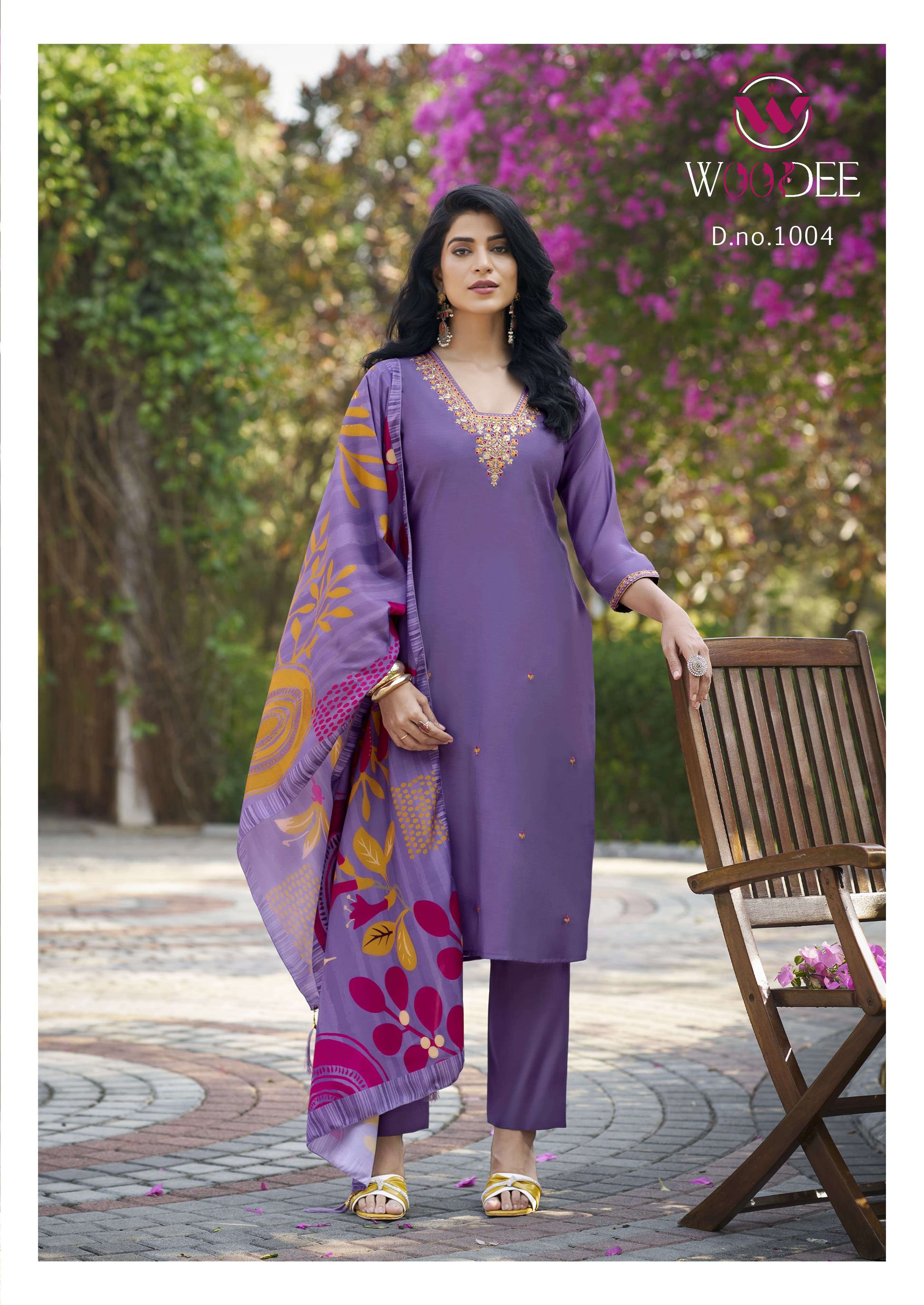 WOOGLEE MIRALEE PREMIUM VISCOSE SILK READYMADE SUIT TO SPCIAL MOMENT DRESS