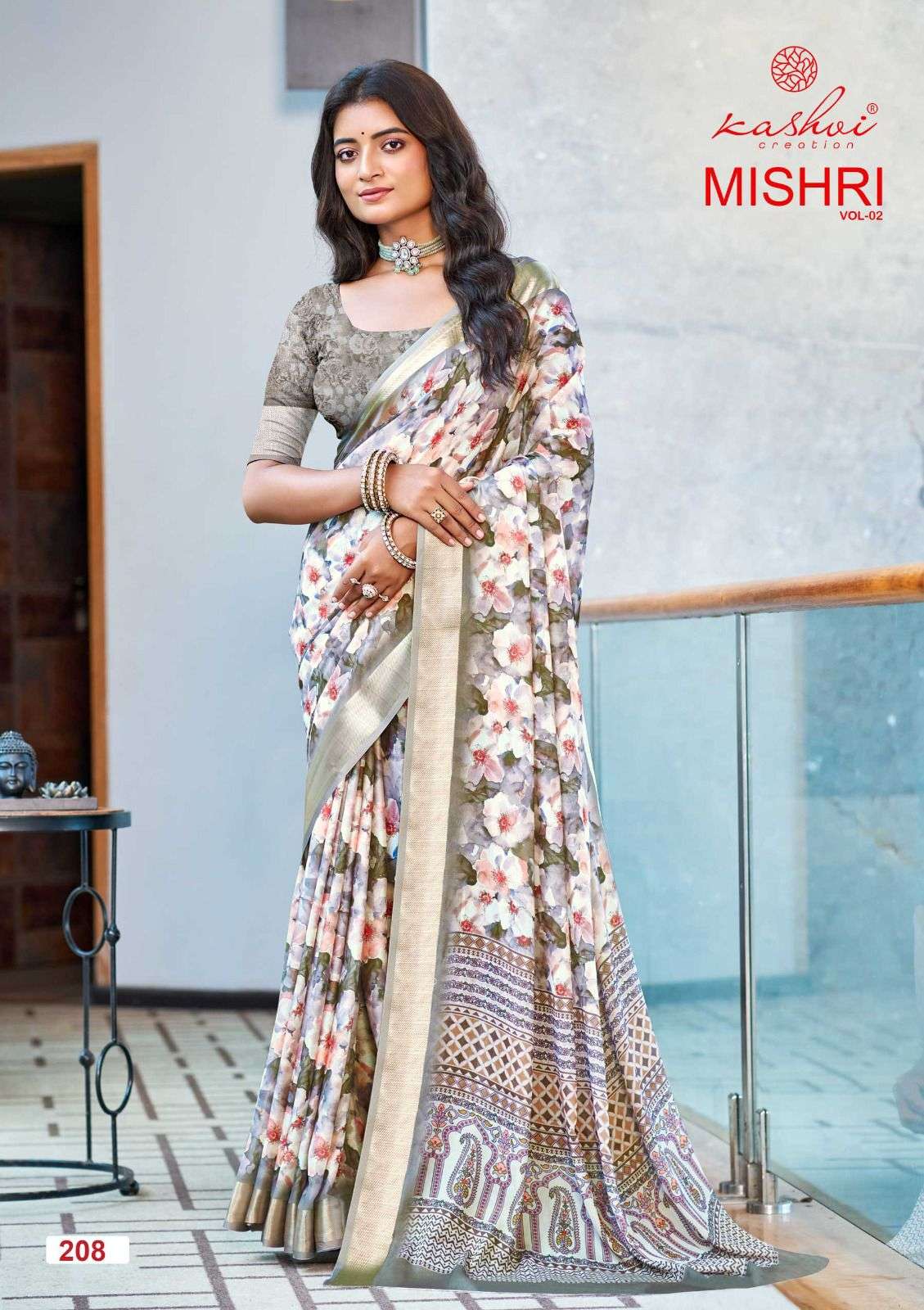 KASHVI CREATION MISHRI VOL 2 BEAUTIFUL YOUNG STYLE DULL MOSS DIGITAL ...